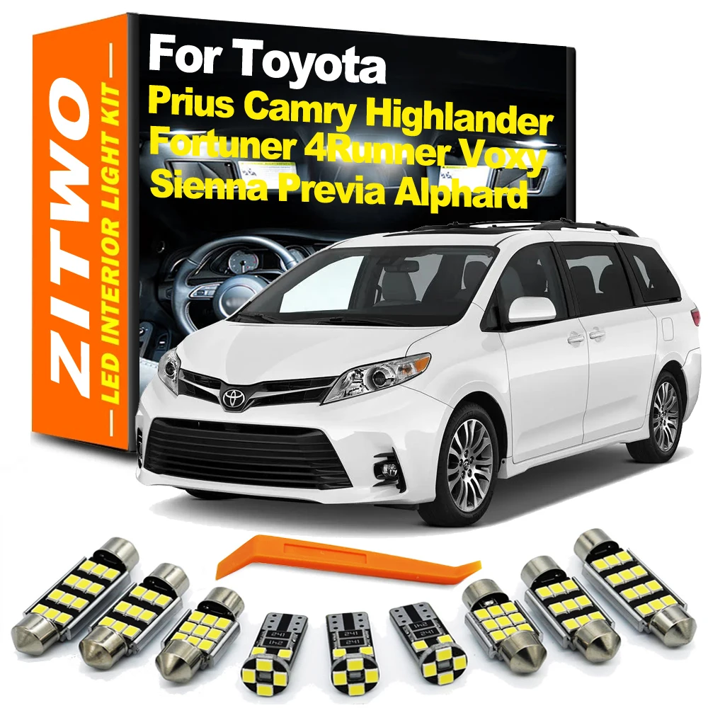 ZITWO-LED-Interior-Dome-Map-Light-Kit-For-Toyota-Sienna-Previa-Voxy ...
