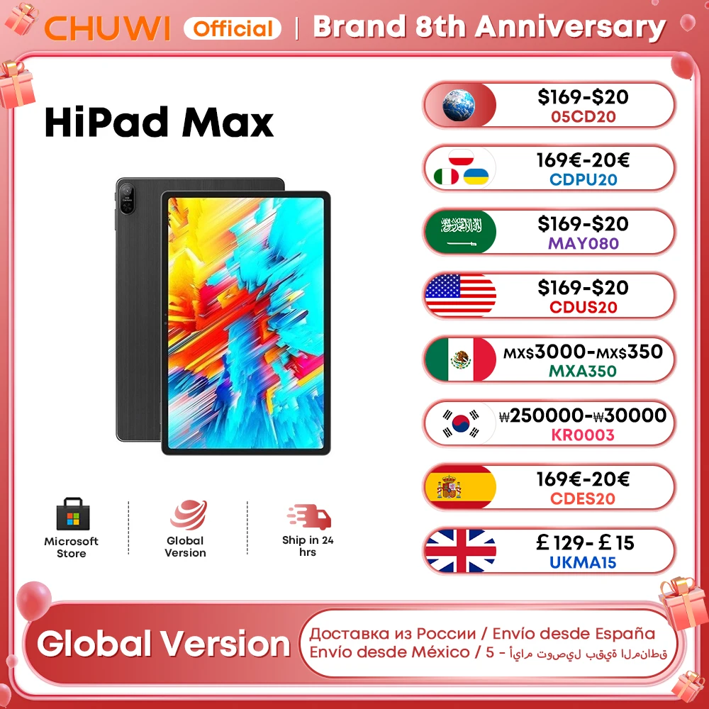 CHUWI-Tableta-HiPad-Max-de-10-36-pulgadas-dispositivo-con-pantalla ...