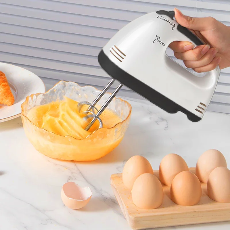 100W-7-Speeds-Electric-Mixer-Egg-Beater-handheld-Food-Mixers-Eggs ...