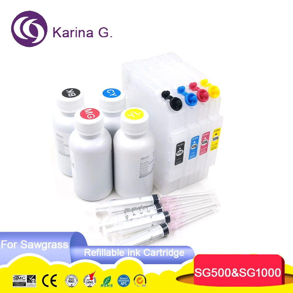 Premium Sublimation Color Refillable Ink Cartridge SG500 SG1000 for ...