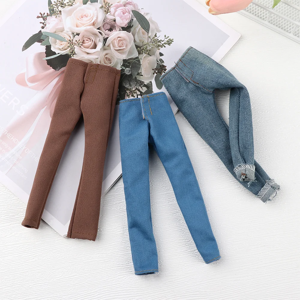 1:6 Scale Male Doll Pants Mini Casual Jeans Boyfriend Doll Trousers ...