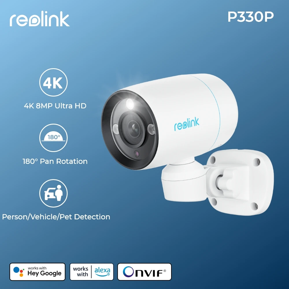 Reolink-4K-Dual-View-PoE-Camera-8MP-180-Degree-Pan-Bullet-Auto-Tracking ...