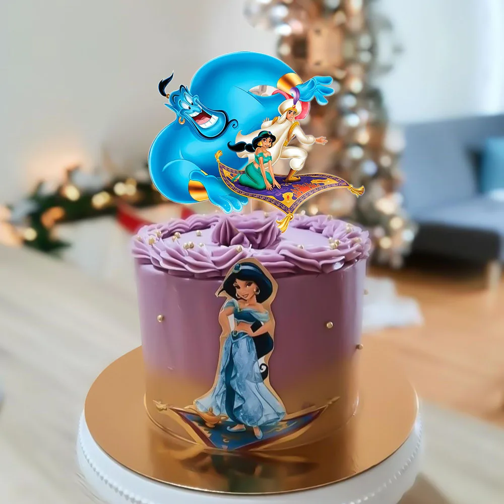 Aladdin And Jasmine Wedding Cake Topper