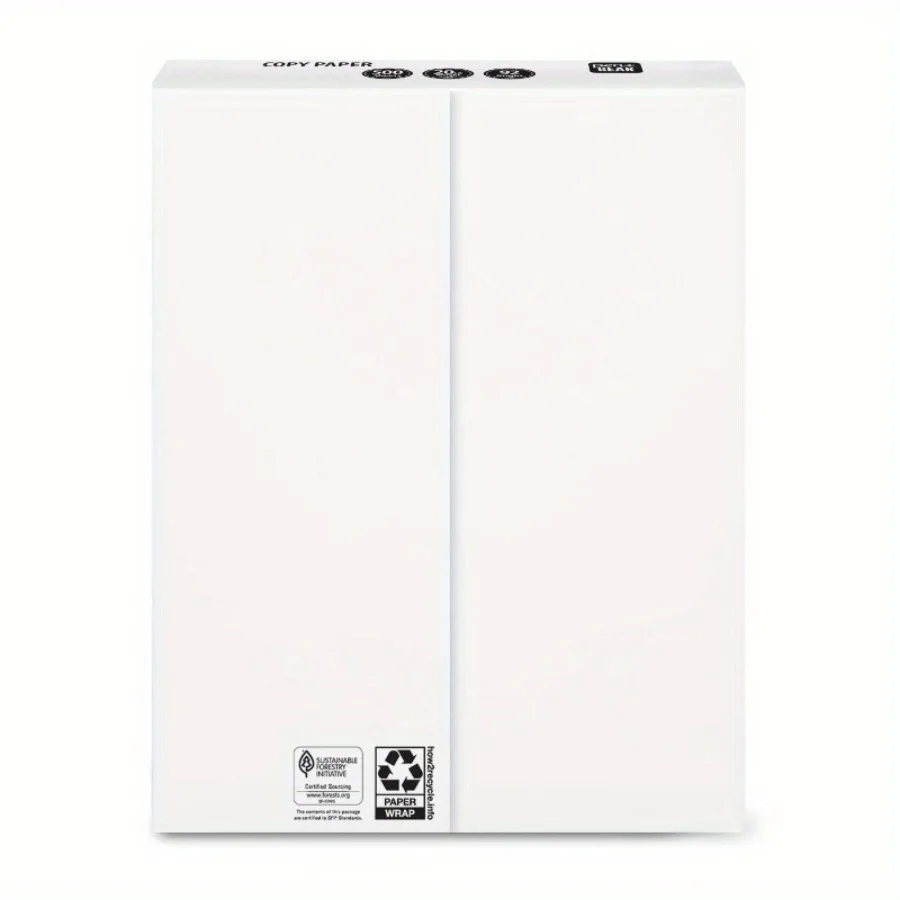 Copy Paper 8.5x11" 92 Gloss 20 lb White - 8 Ream Box (4000 Sheets) for ...