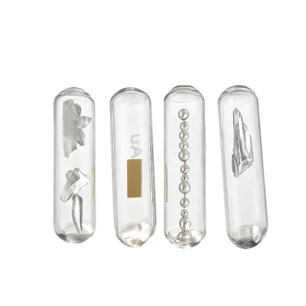 Glass Bottle Metal Specimen Irregular Pellets Figurines Casting Melting ...