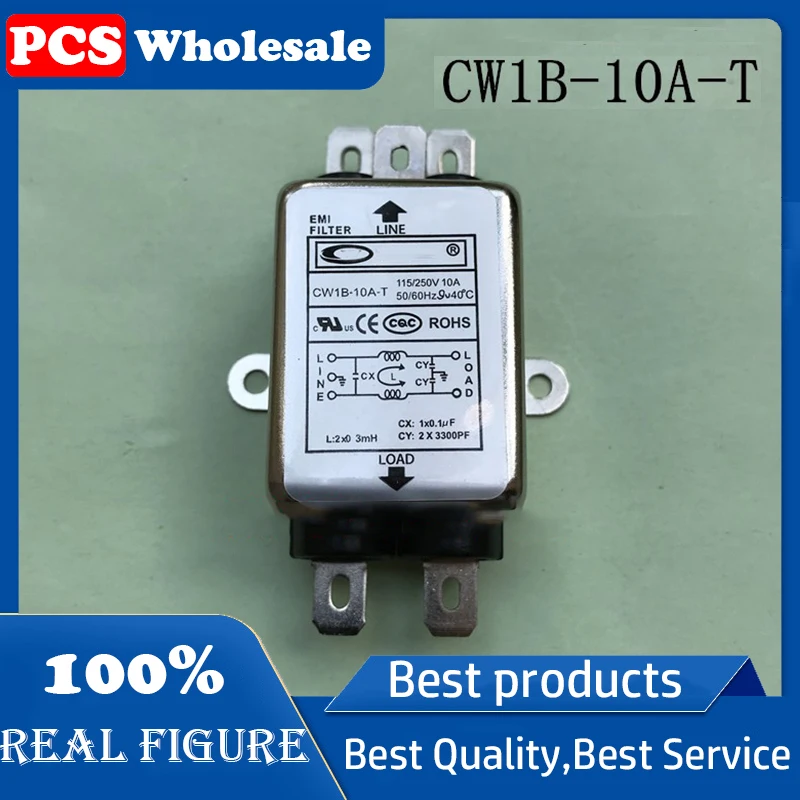 Taiwan imported quality goods Single-phase ac 110/250V EMI Word power filter CW1B-06A/10A-T