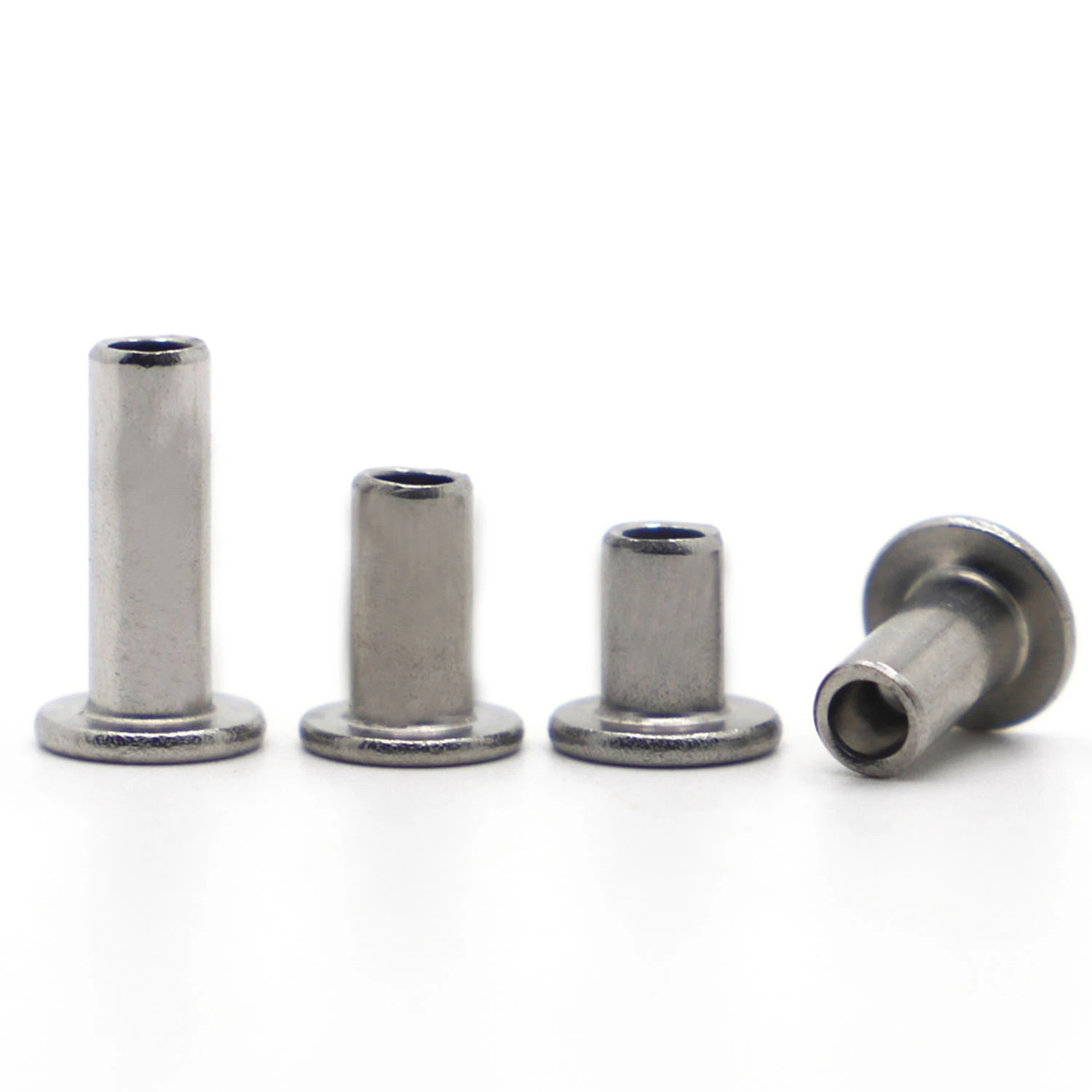 GB875 M2 M2.5 M3 M4 M5 304 Stainless Steel Flat Thin Head Semi Tubular ...