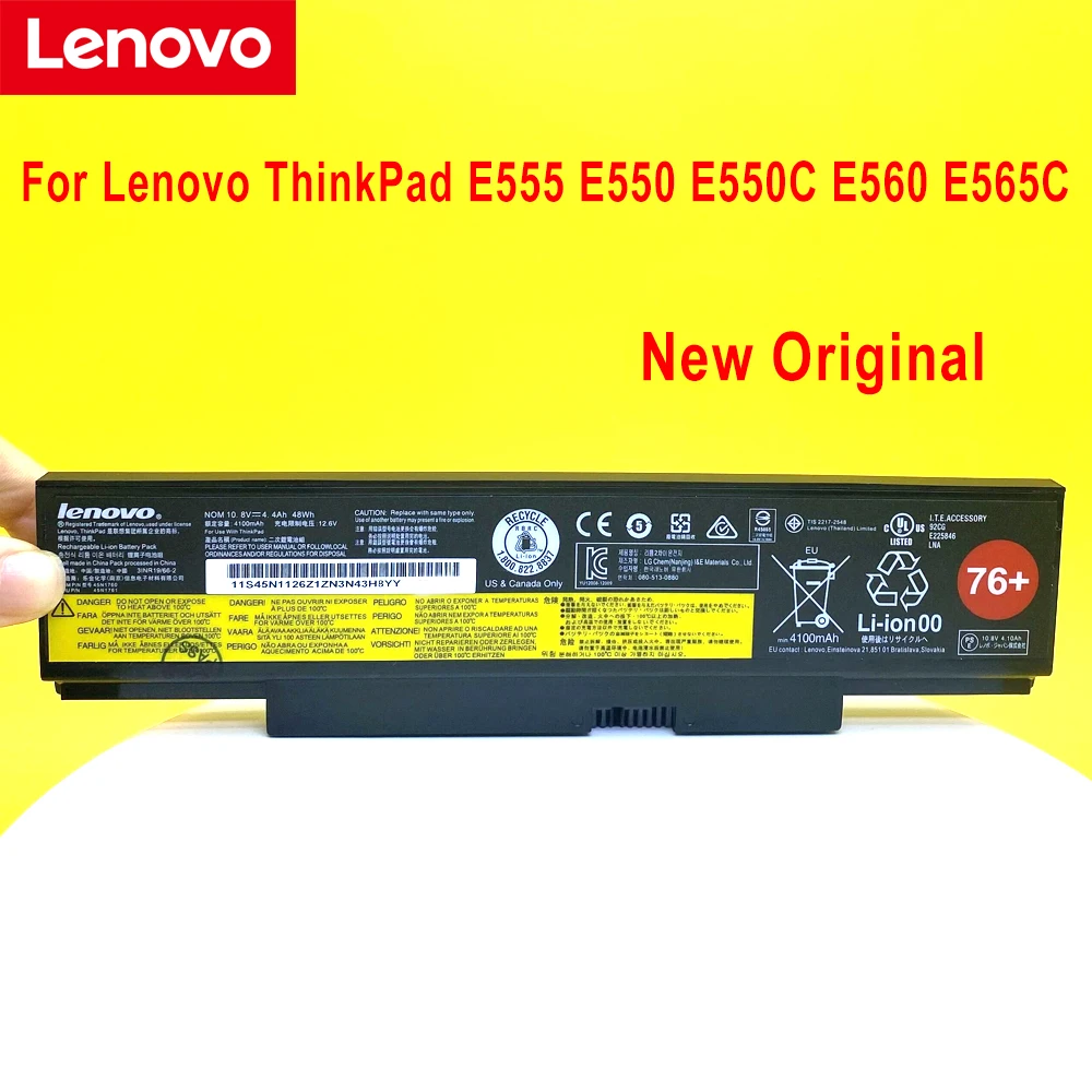 NEW-Original-Laptop-battery-For-Lenovo-ThinkPad-E555-E550-E550C-E560-E565C-45N1759-45N1758 ...
