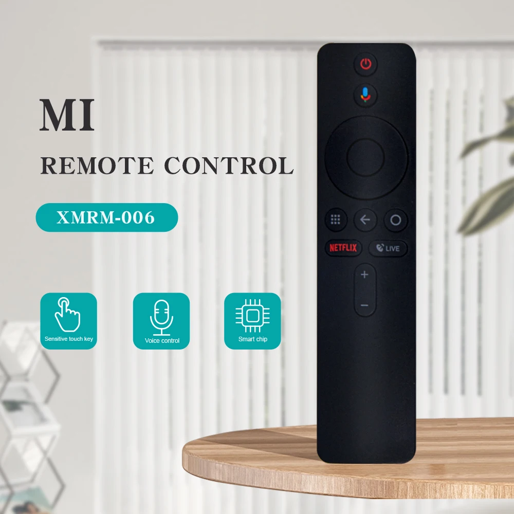 XMRM 006 MI TV Stick Voice Remote Control For Xiaomi MI Box S Smart TV ...