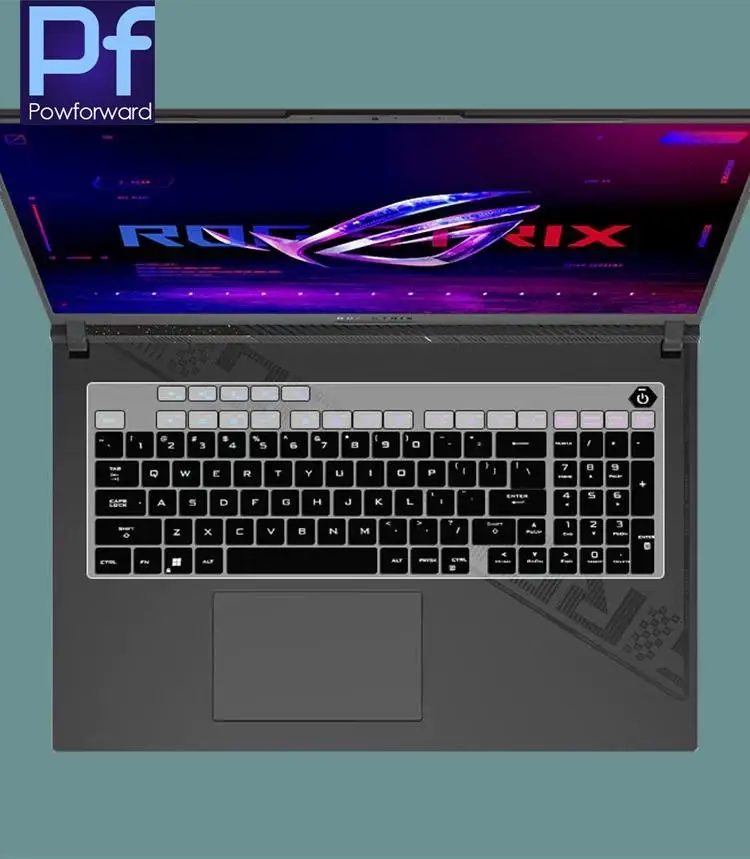 Silicone Laptop Keyboard Cover skin For ASUS ROG Strix G17 2023 G713 ...
