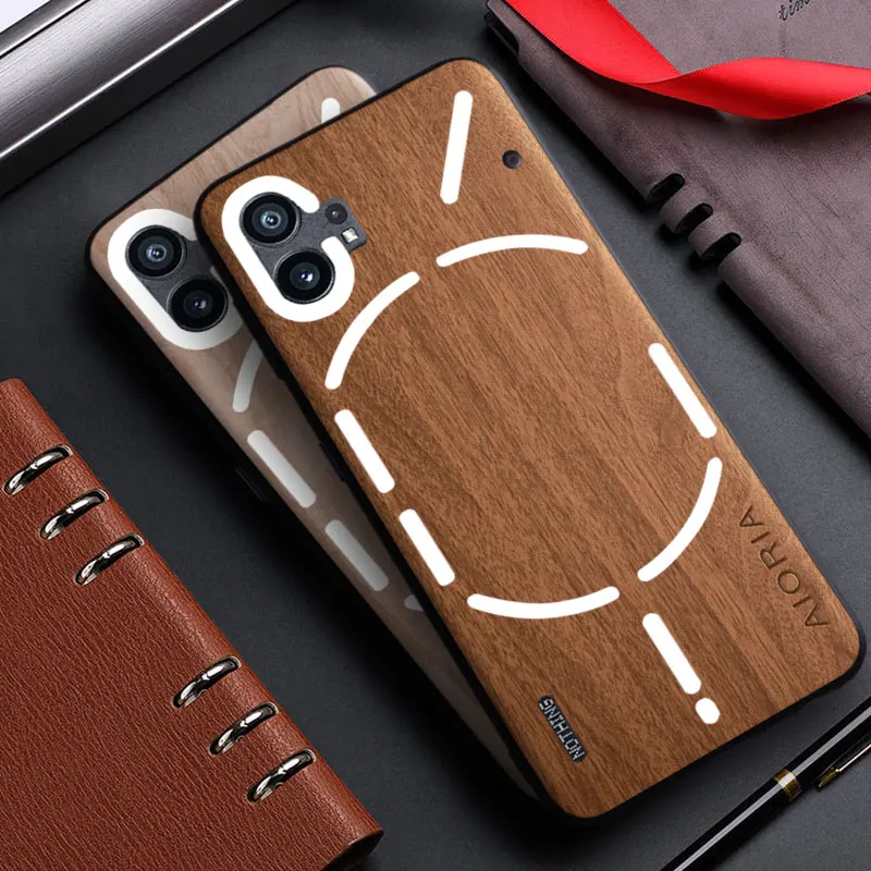 Case for Nothing Phone 1 Nothing Phone1 funda bamboo wood pattern ...