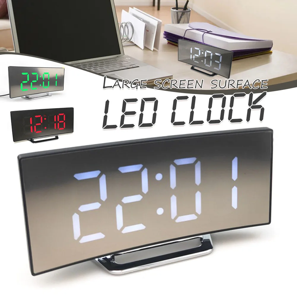 LED-Wecker-Digital-Alarm-Digital-Clock-Large-Display-Multifunctional ...
