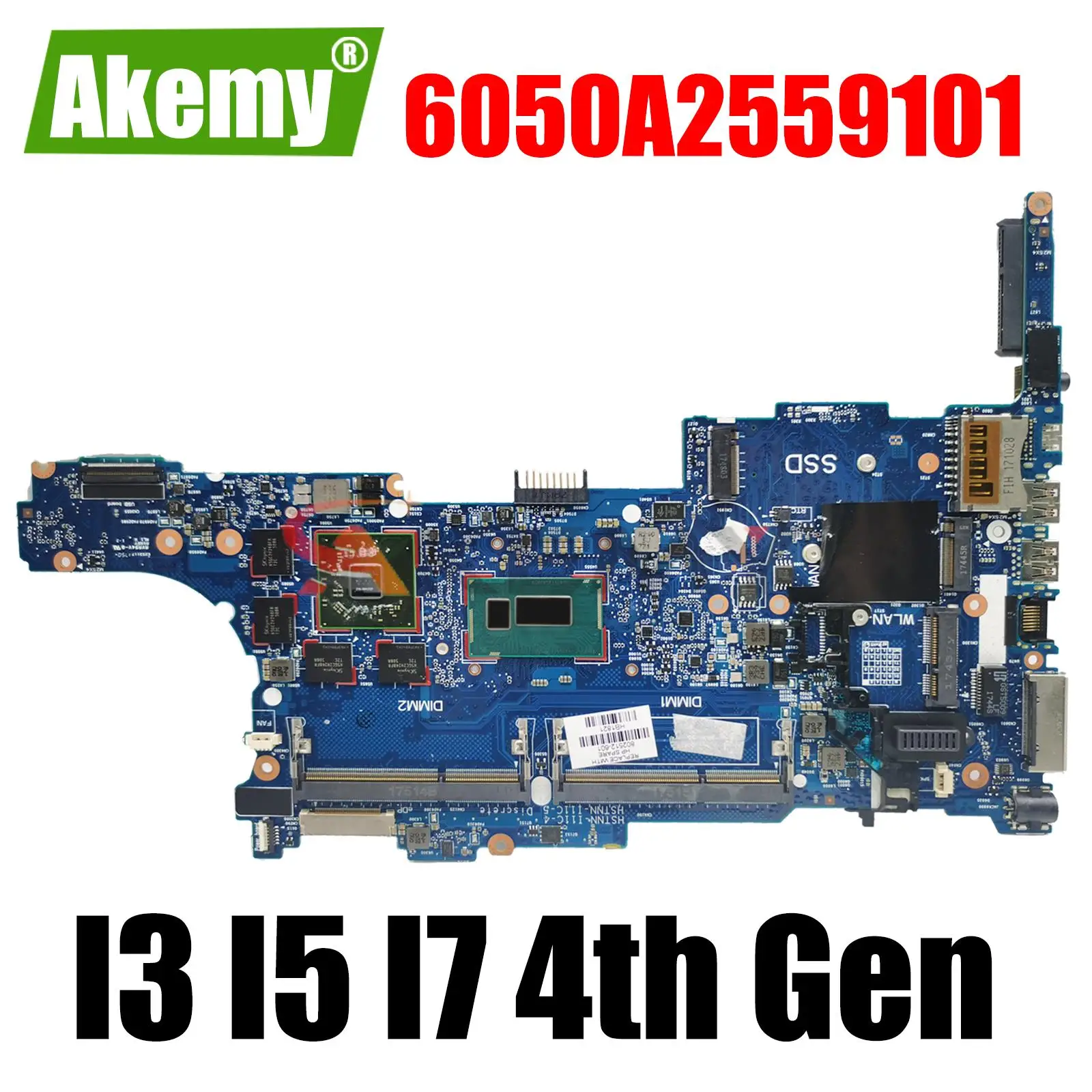 FOR-HP-Elitebook-850-G1-840-G1-Laptop-Motherboard-6050A2559101-MB-A03 ...
