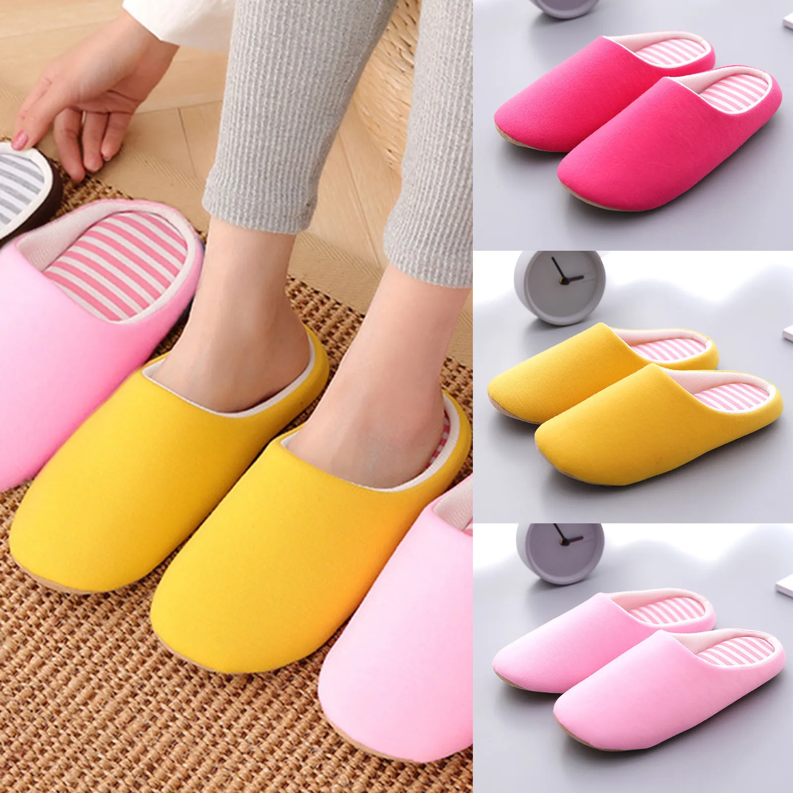 Pantuflas-de-estilo-japon-s-para-hombres-y-mujeres-pantuflas-de-felpa-c ...