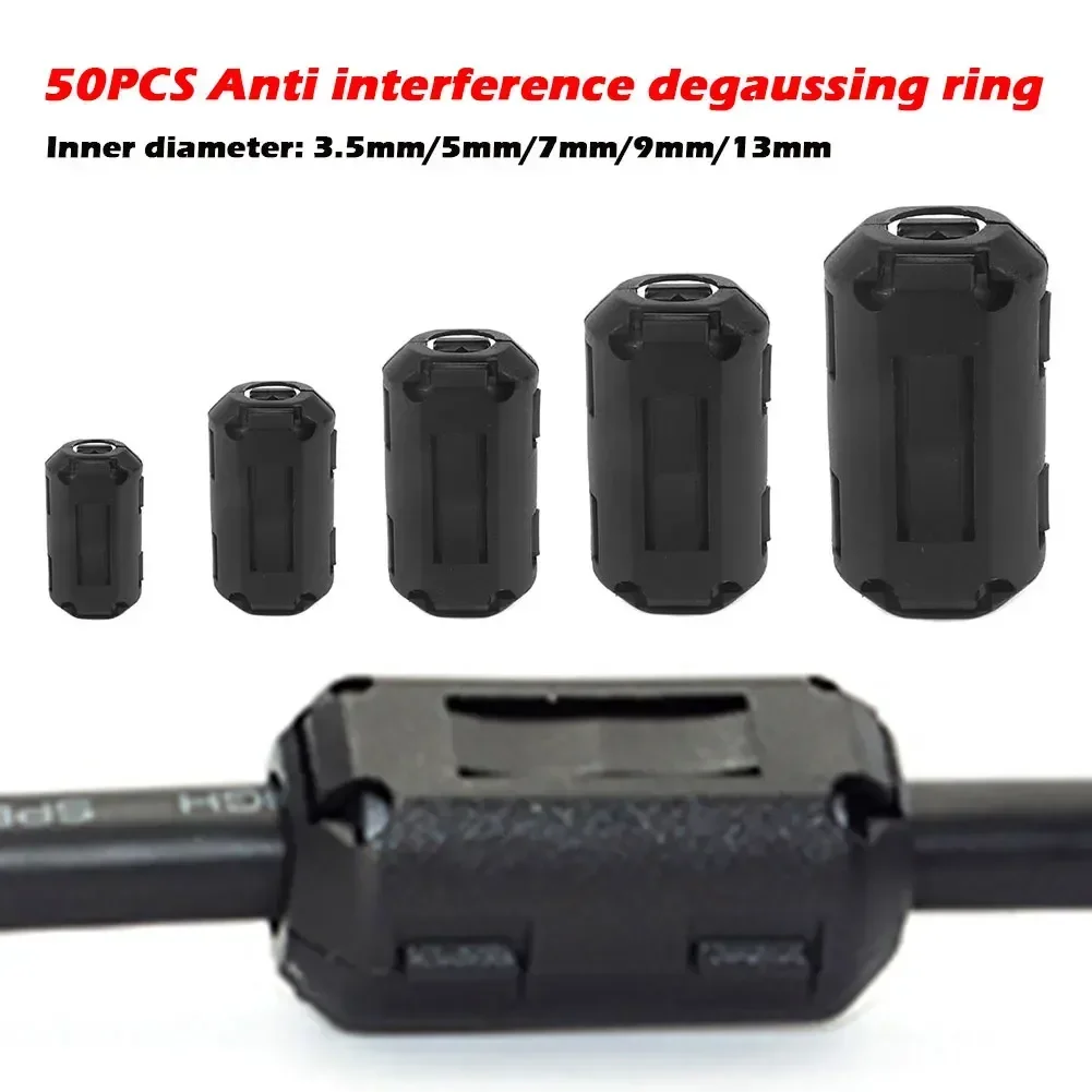 22pcs Clip On Ferrite Core Bead RFI EMI Noise Suppressor For USB Audio ...