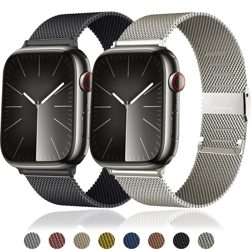 Correa-Milanese-Loop-para-Apple-Watch-pulsera-de-Metal-para-iWatch ...