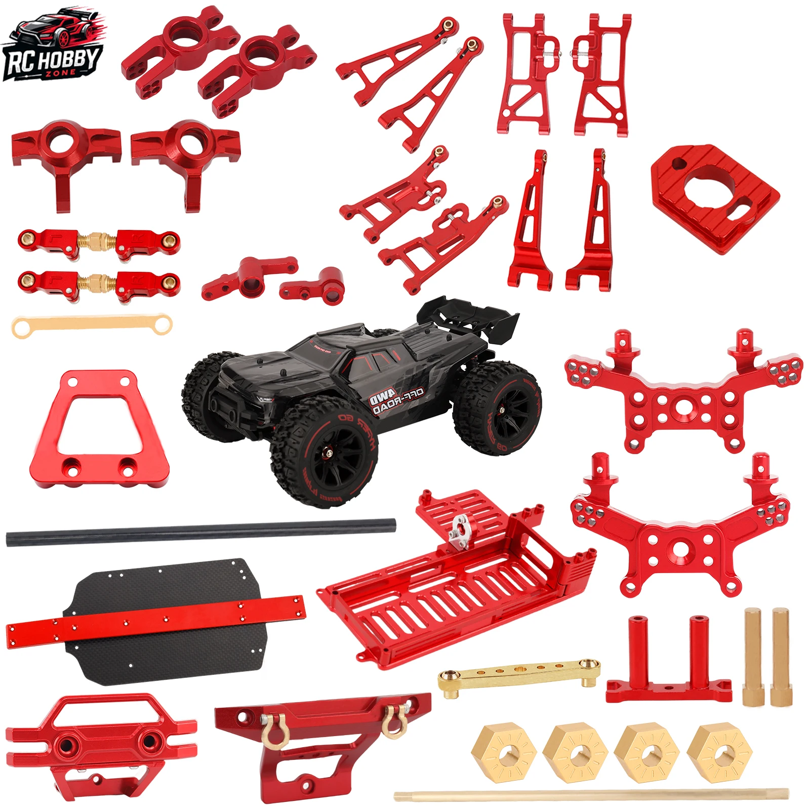 1-14-MJX-14209-14210-Metal-and-Brass-plastic-Replacement-Parts-Rc-Car ...