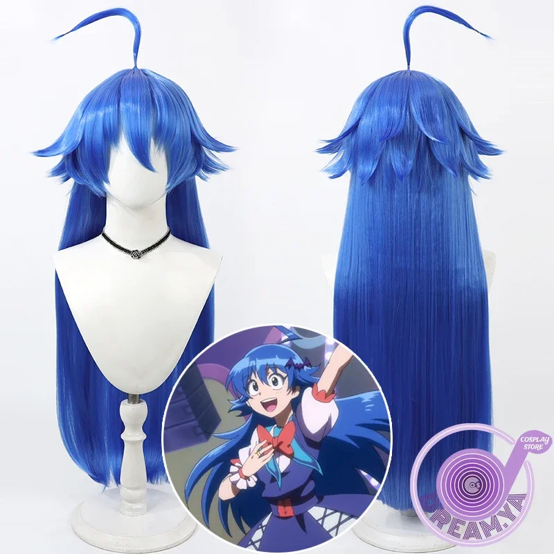 Anime-Suzuki-Iruma-Cosplay-Wig-Mairimashita-Blue-80cm-Long-Heat ...