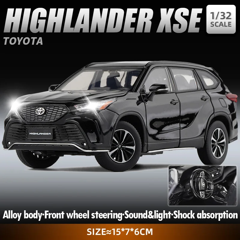JKM-Boutique-1-32-Highlander-XSE-Diecast-Off-road-Vehicle-Alloy-Car ...