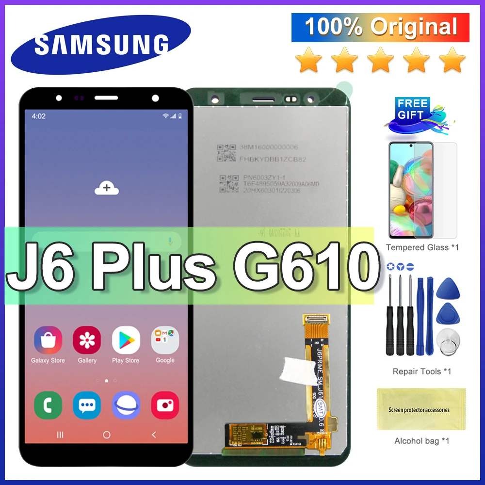 Original 6.0'' Lcd For Samsung Galaxy J6+ J610 J610f J610fn Display Lcd ...