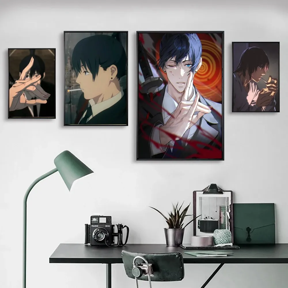 1pc Hayakawa Aki Anime Chainsaw Man Poster Poster Art Print Bar Living ...
