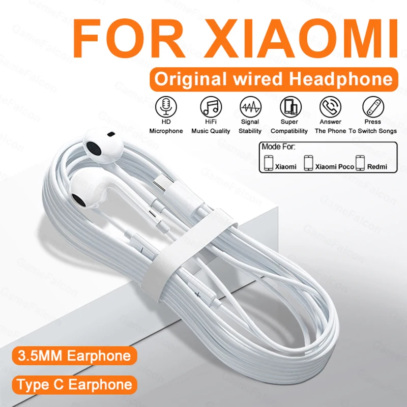 Original-USB-C-Wired-Headphones-For-Xiaomi-Mi-14-13-12-Pro-Ultra-Lite-3 ...