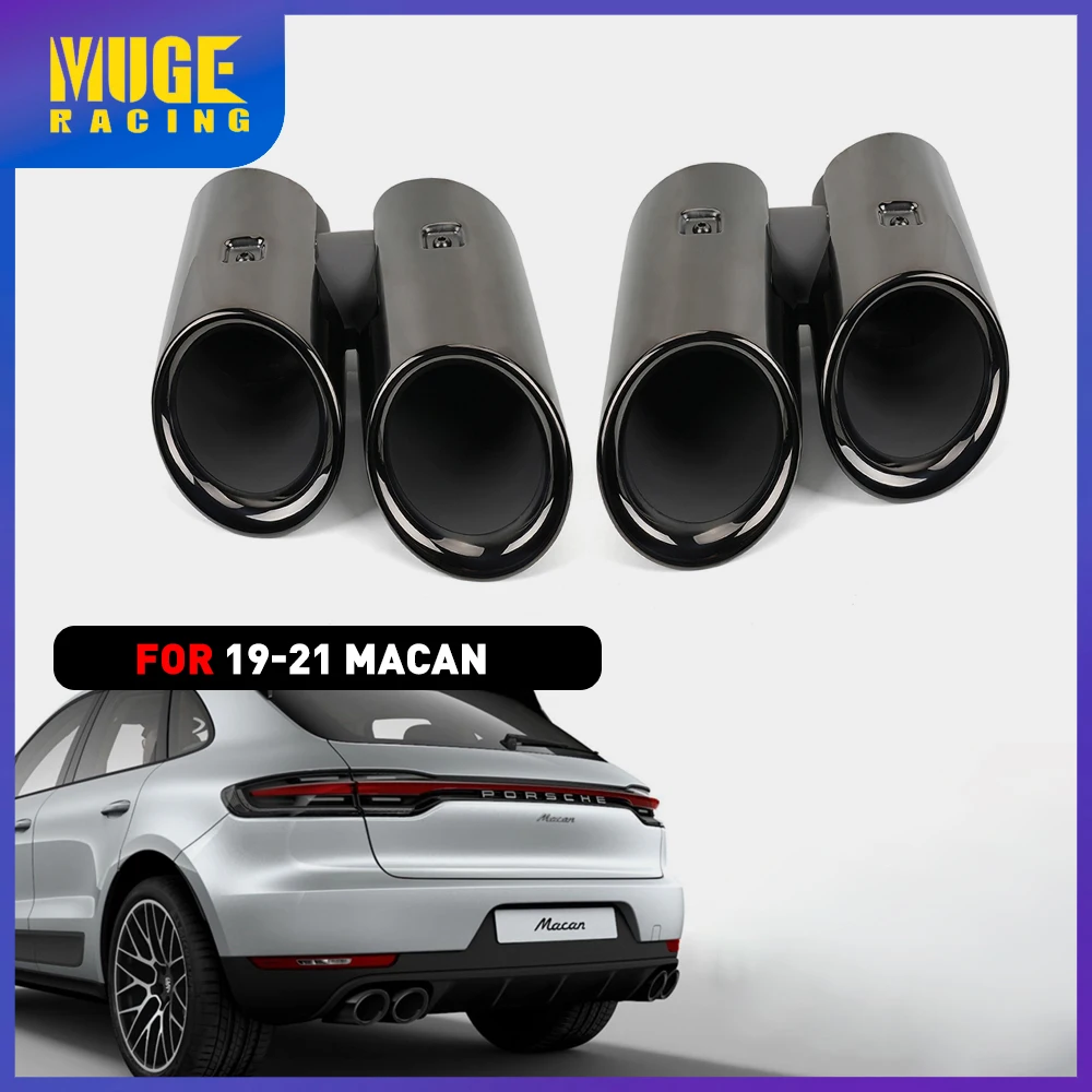 Car Exhaust Pipe Muffler Tail Tip Exhaust System Pipe Auto Tail Air ...