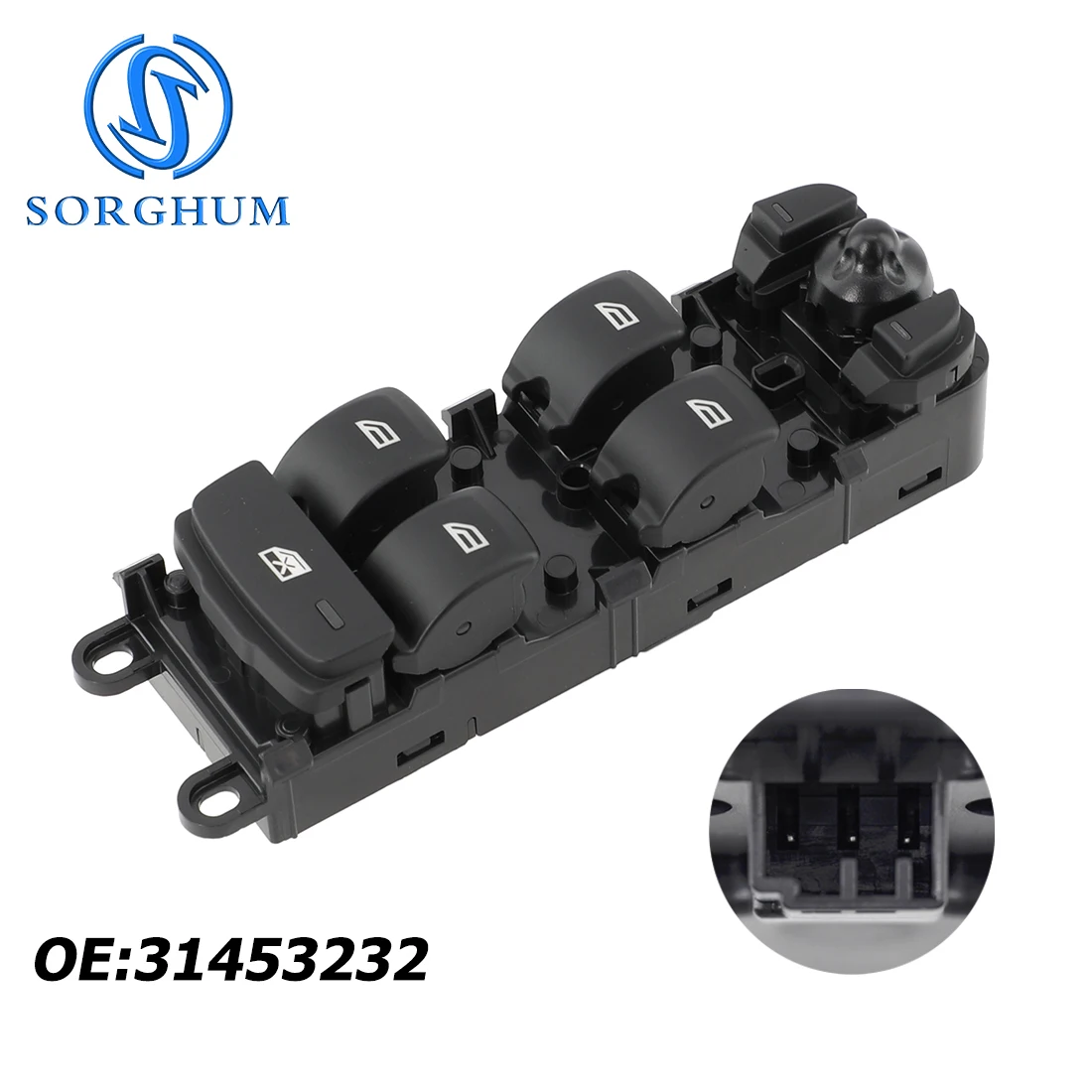 SORGHUM-31334345-Power-Window-Switch-For-Volvo-S80-S60L-C70-V70-XC90 ...