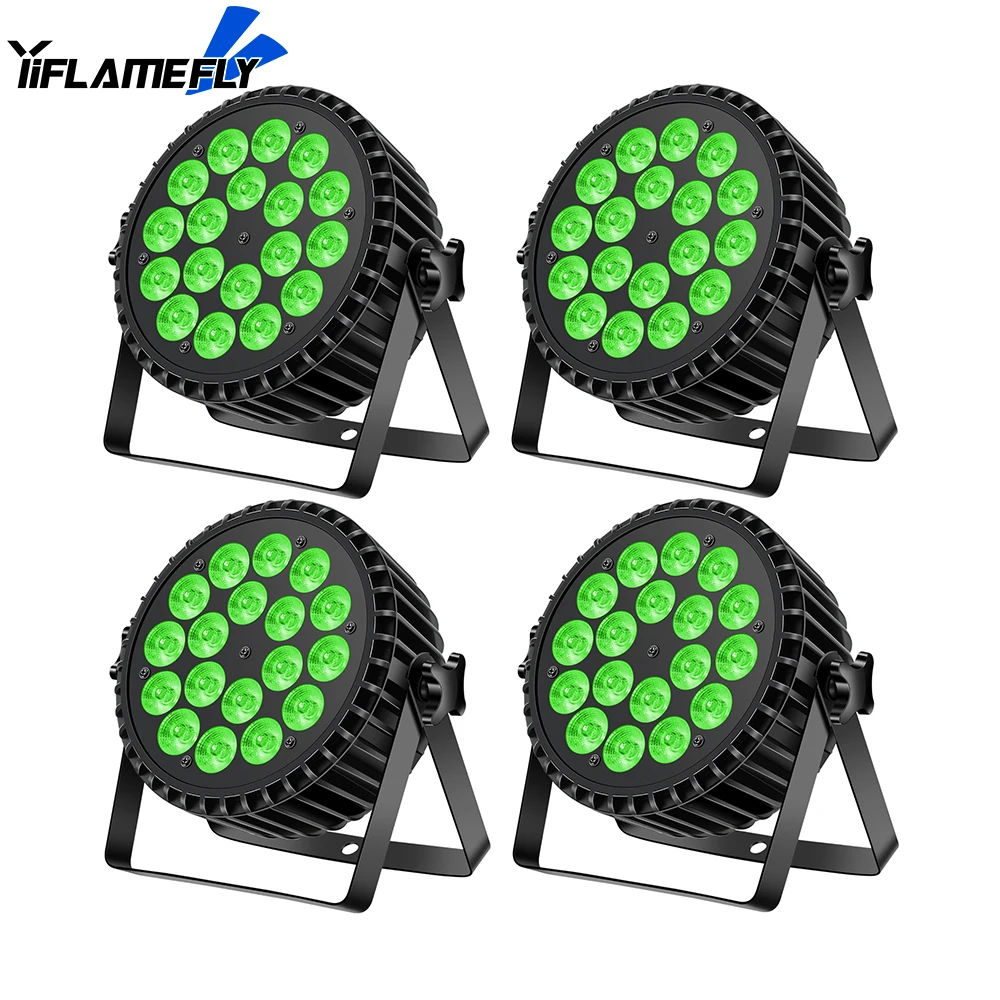 Yiflamefly-18-LED-Par-Light-200W-LED-Stage-Light-4-in-1-RGBW-Stage ...