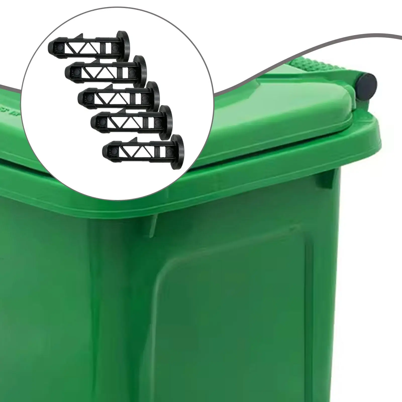 Easy Install Wheelie Bin Lid Hinge Pins Versatile Trash Can Cover ...