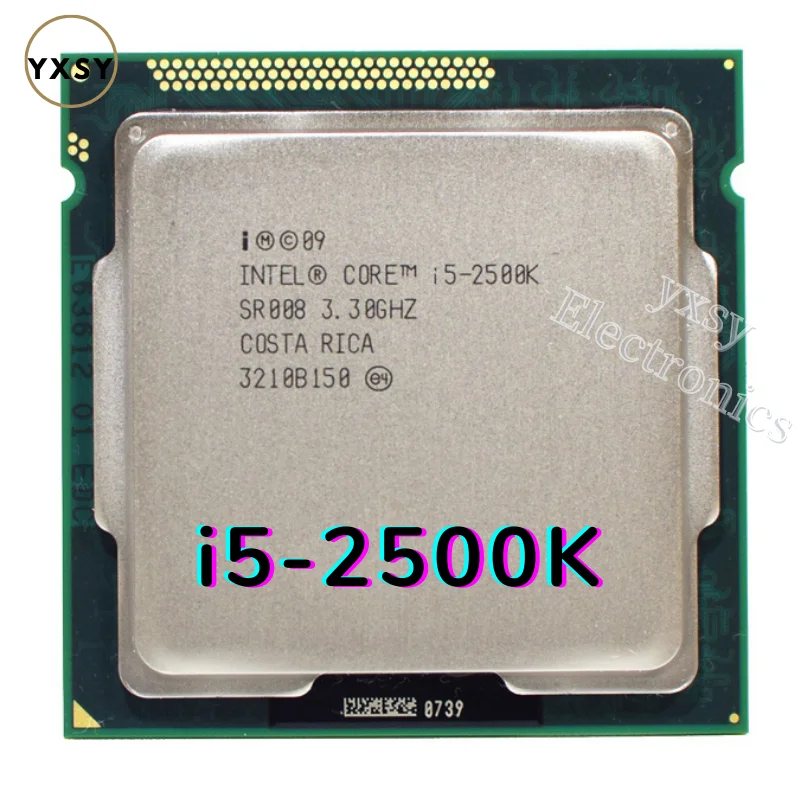Procesador Intel i5 2500K Quad Core 3,3 GHz, CPU de escritorio i5 2500k ...