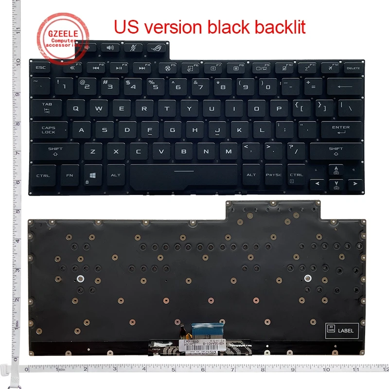 US/RU Laptop keyboard For ASUS ROG Zephyrus G14 GA401 GA401U GA401M ...