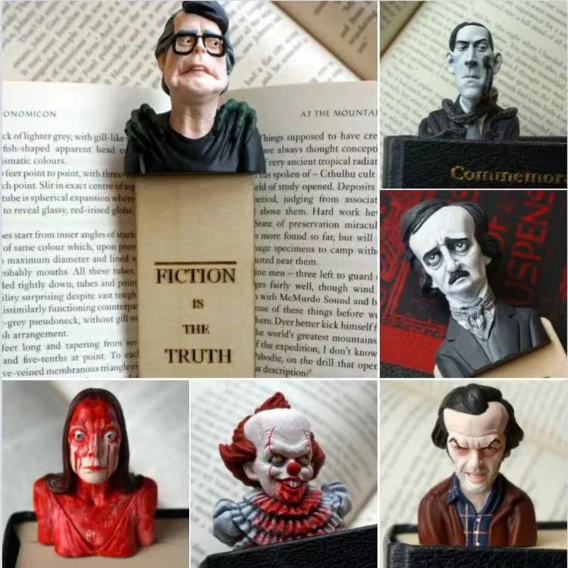 Horror-Bookmark-3D-Head-Figure-Sculpture-Bookmark-Classic-Horror-Movie ...