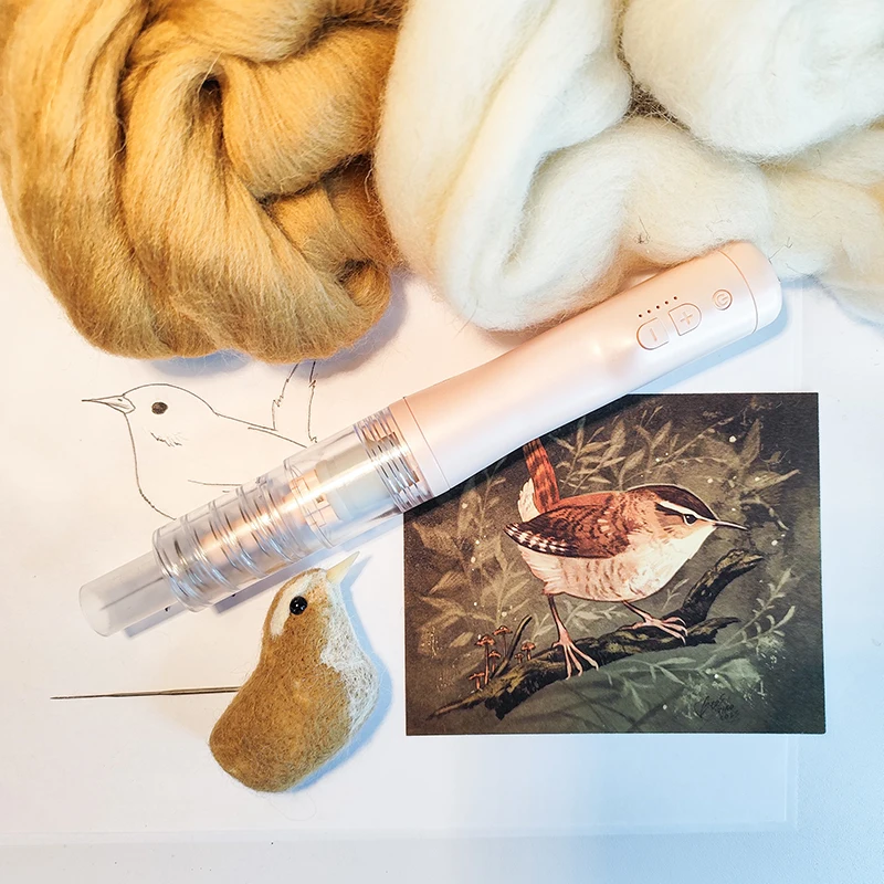 Electric Needle Felting Machine,Needle Felting Tool Supplies for Wool ...
