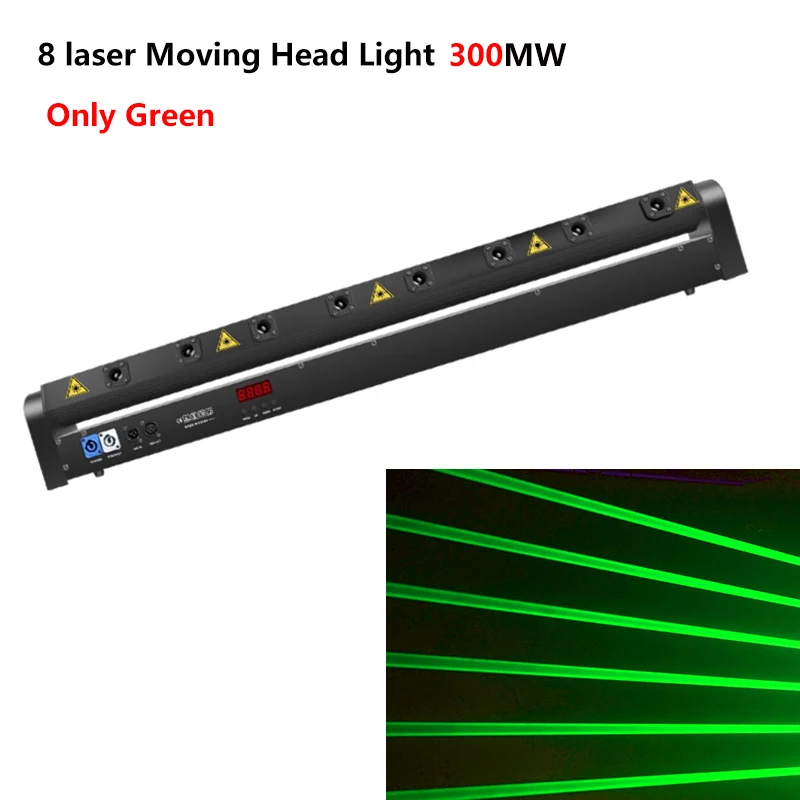 Luz de cabeza móvil RGB de 8 ojos a todo color con control DMX512 ...