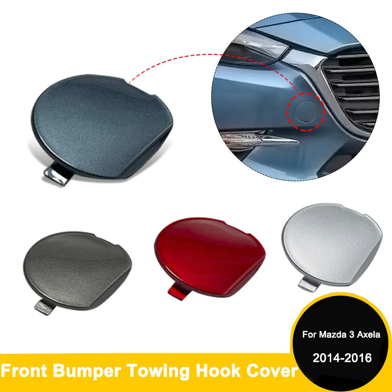 Car-Front-Bumper-Tow-Hook-Cover-Cap-For-Mazda-3-Axela-2014-2015-2016 ...