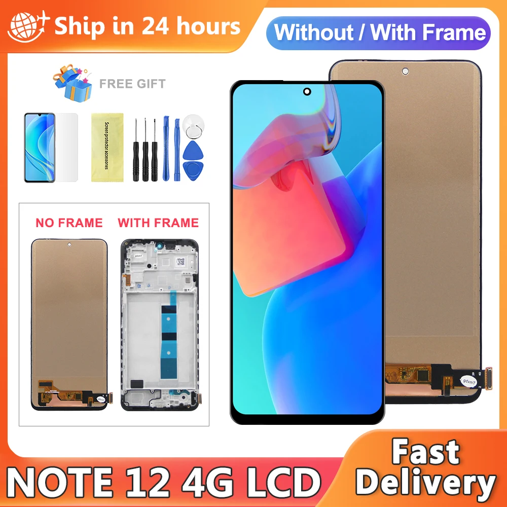 TFT LCD For Xiaomi Redmi note 12 4G 23021RAAEG 23021RAA2Y LCD Display ...