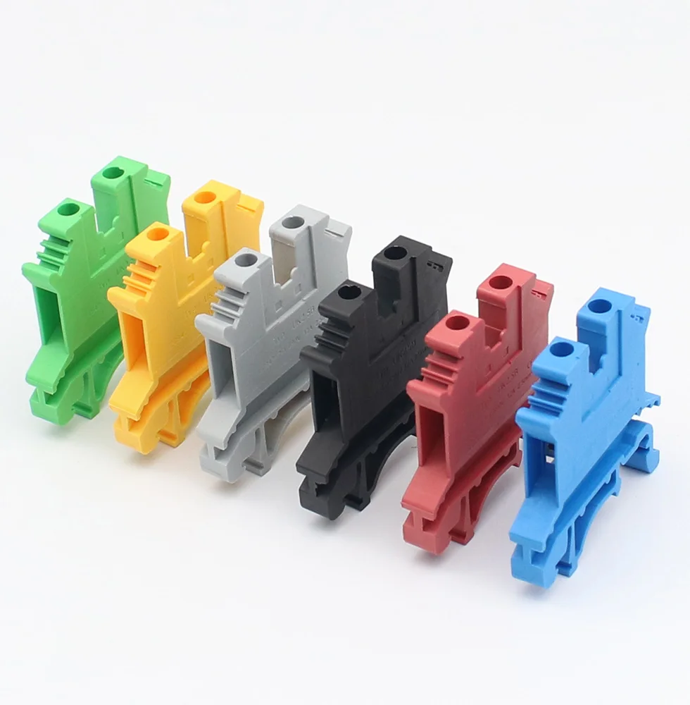 50Pcs UK2.5B CE approved UK 2.5B DIN rail Terminal blocks Phoenix type high quality|Terminal ...