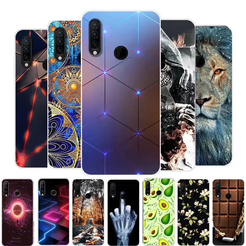 For Huawei P30 Lite Case P30 Lite Case Silicon TPU Soft Back Cover ...
