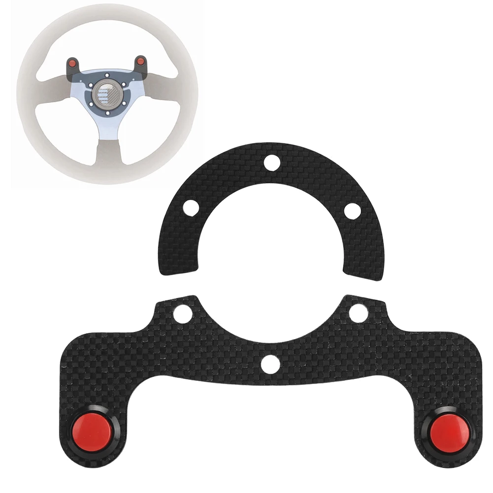 Carbon Fiber External Horn Button Kits for MOMO//Nardi/ Universal 6 ...