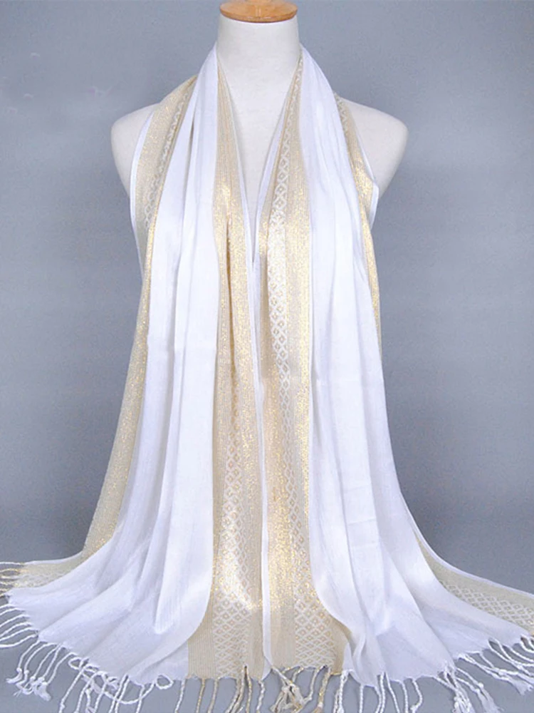 Gold Sparkly Scarves