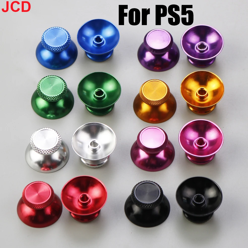 JCD-1pair-2pcs-Rocker-Caps-For-PS5-PS4-Game-Console-Aluminum-Alloy ...