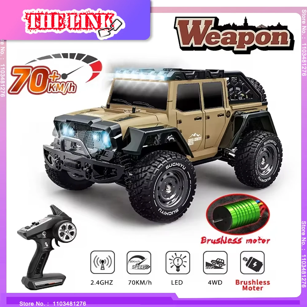 1-16-4x4-Off-Road-Rc-Car-4WD-Brushless-Drift-Car-70KM-H-High-Speed ...