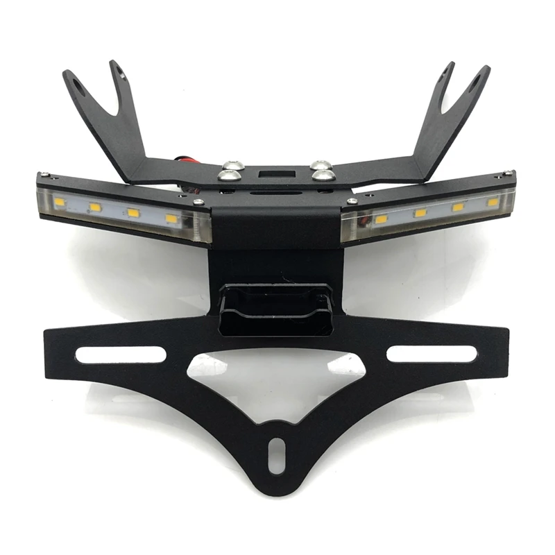 Motorcycle Rear Bracket License Plate Frame Holder Turn Signal Light ...