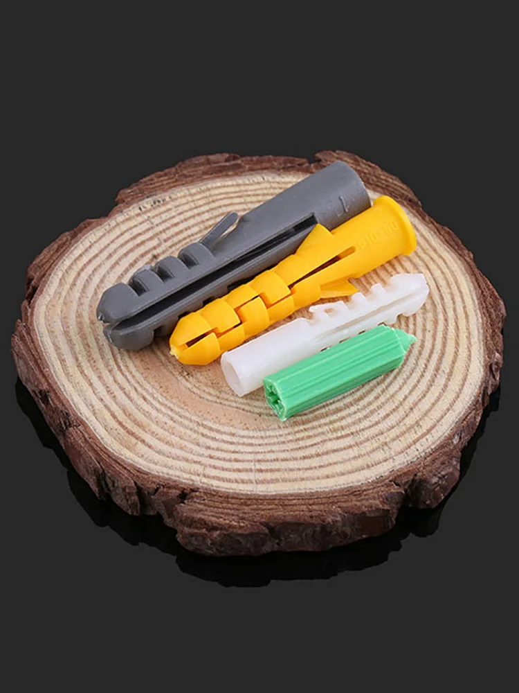 10-200pcs-Ribbed-Plastic-Anchor-Plastic-Expansion-Pipe-Tube-M4-M5-M6-M8 ...