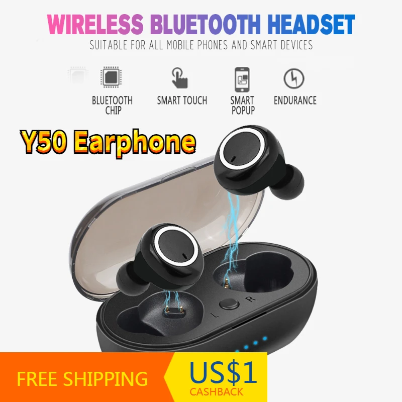 Auriculares-inal-mbricos-Y50-Tws-con-Bluetooth-cascos-intrauditivos-con-cancelaci-n-de-ruido ...