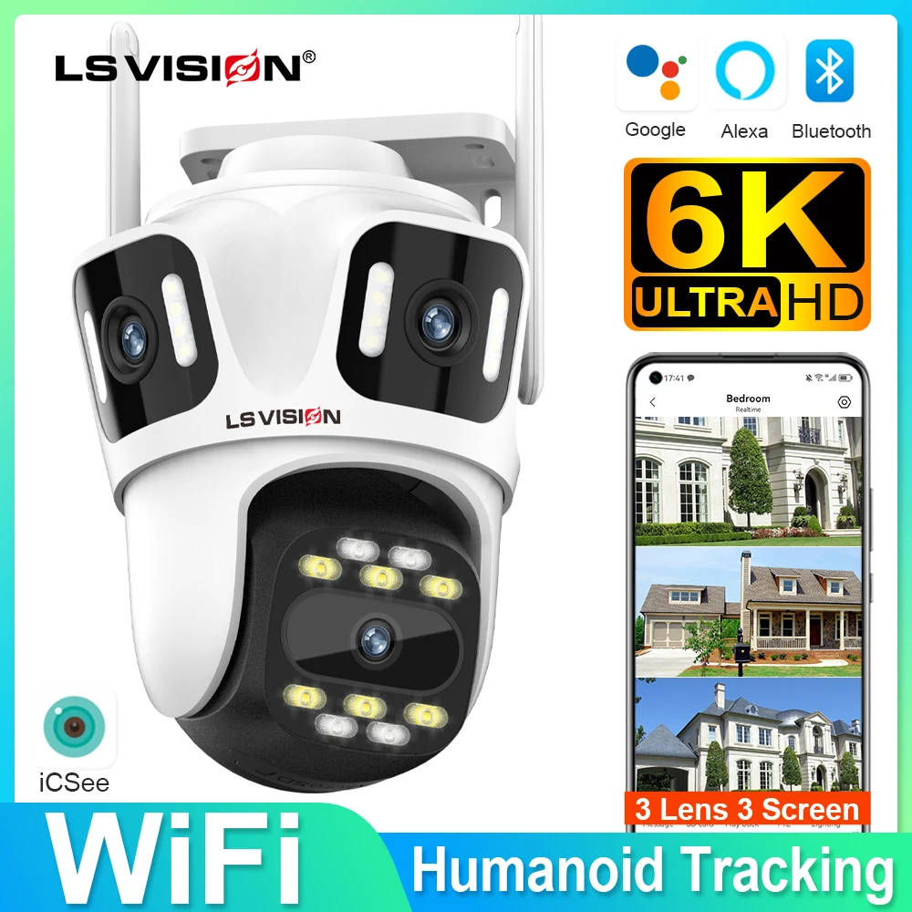 LS-VISION-6k-Wifi-Surveillance-Camera-Outdoor-3-Lens-Three-Screen ...