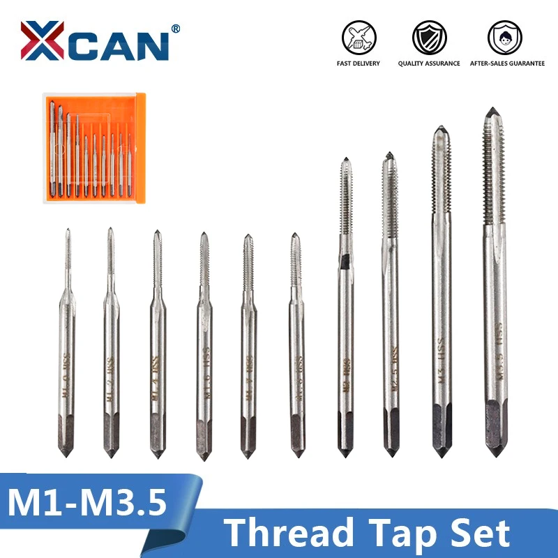 XCAN-Hss-Hand-Screw-Tap-Die-Machine-Thread-Tap-M1-M3-5-Metric-Plug-Tap ...