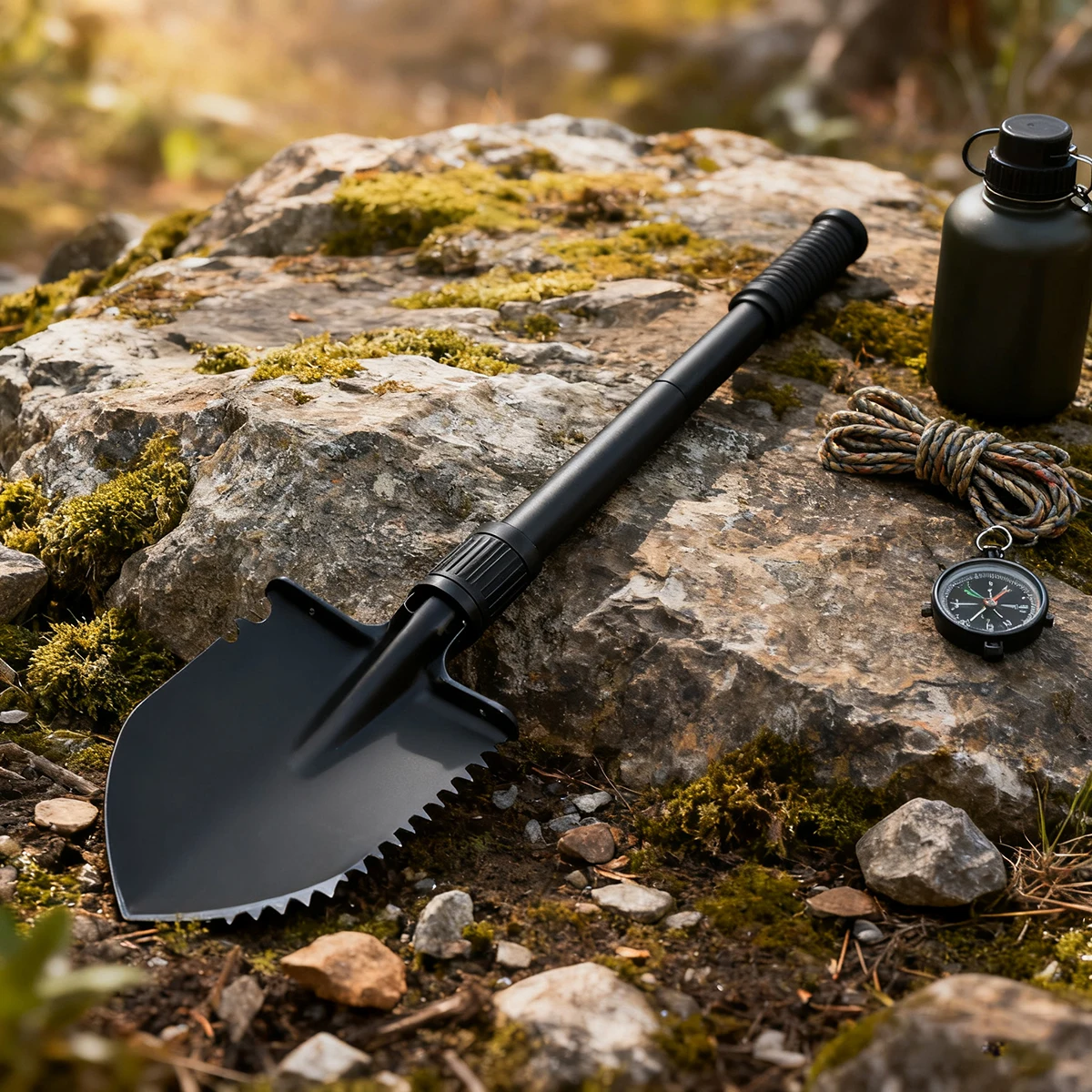 Engineer Military Folding Shovel Foldable Outdoor Garden Tooling ...