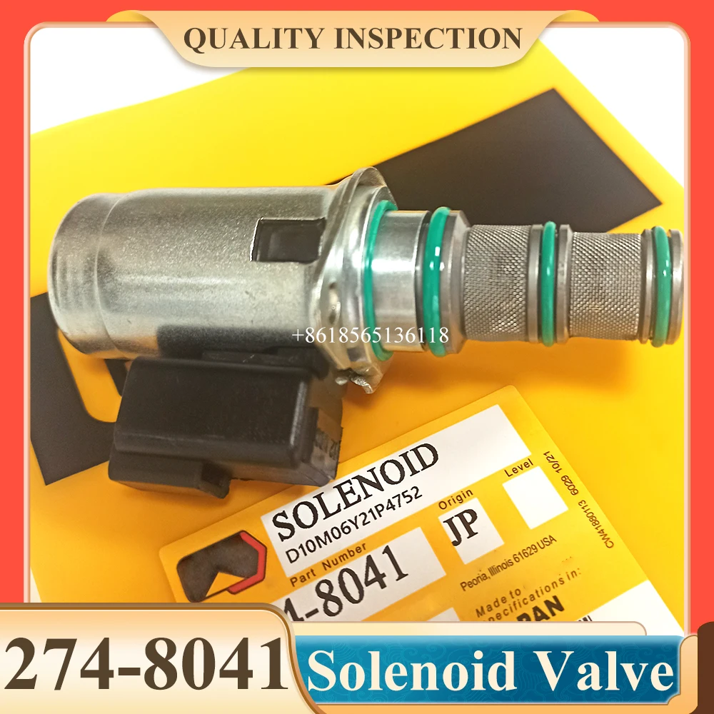 274-8041-2748041-Solenoid-Valve-12V-For-Loader-420E-428E-430E-420F-450F ...
